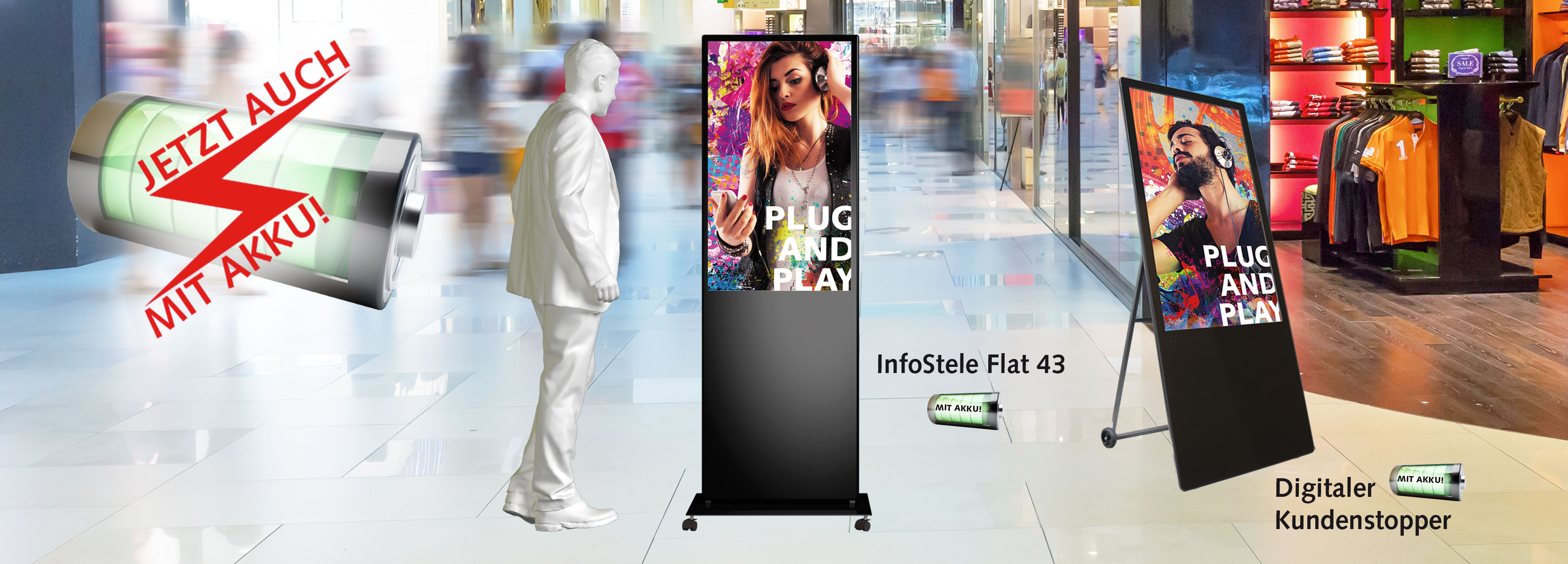 Werbedisplays und Digital Signage - Unser Onlineshop