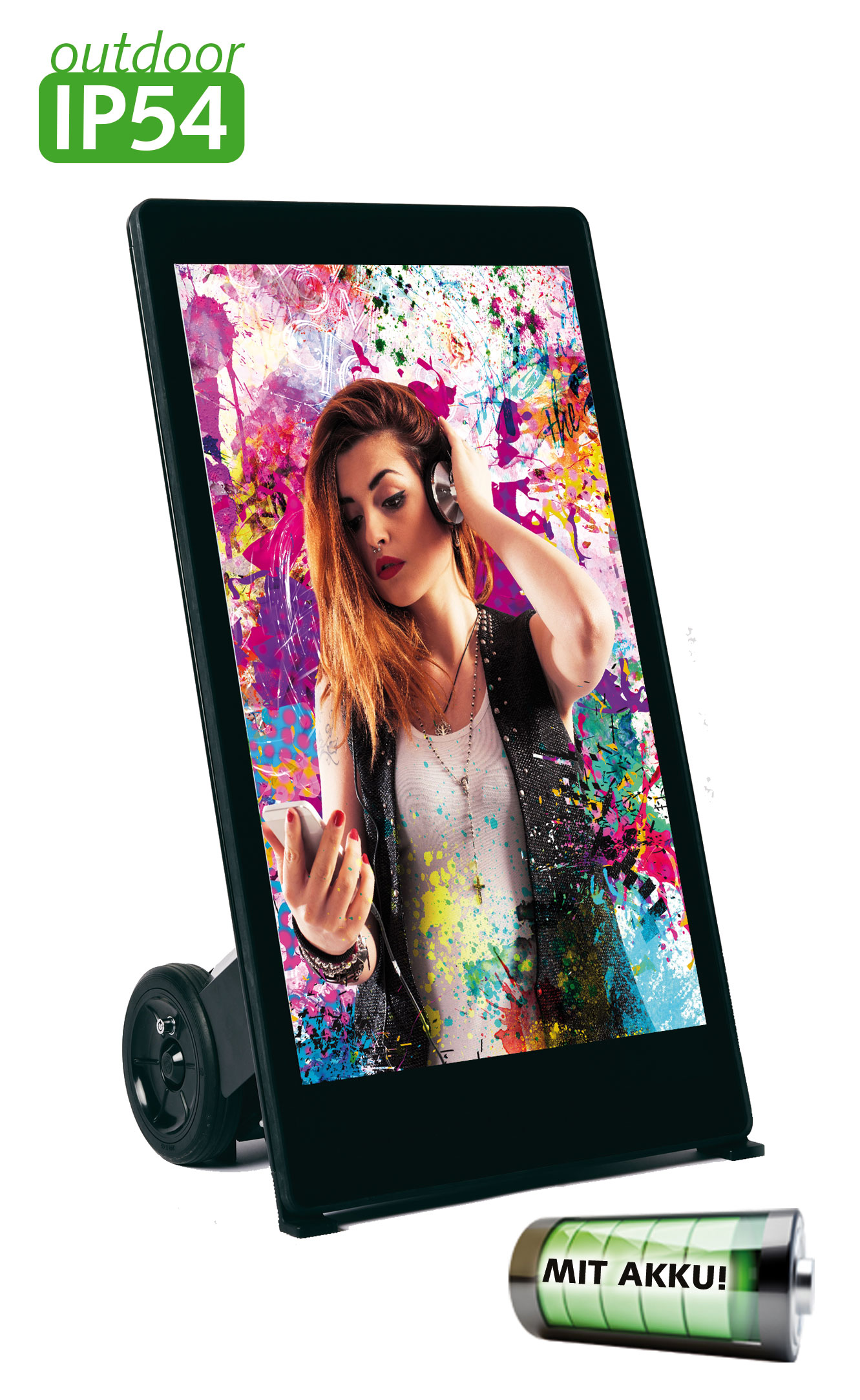 Digitaler Kundenstopper SMART Stopper - Outdoor